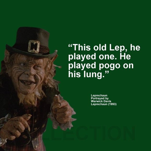 Wall Decor | Leprechaun This Old Lep He Played One He Played Quote ...